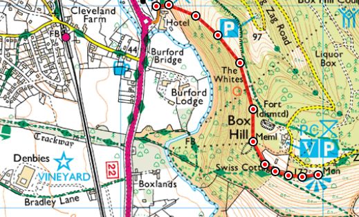 Practice 001 – Box Hill – Walk On Wales . com